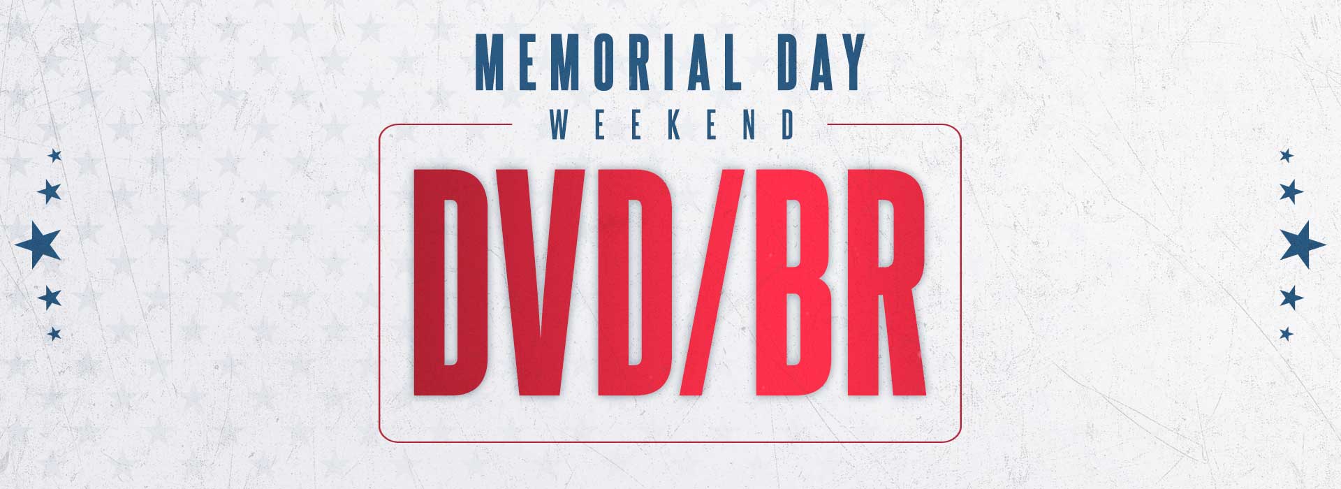 Memorial Day Weekend Sale - DVD/Blu-Ray