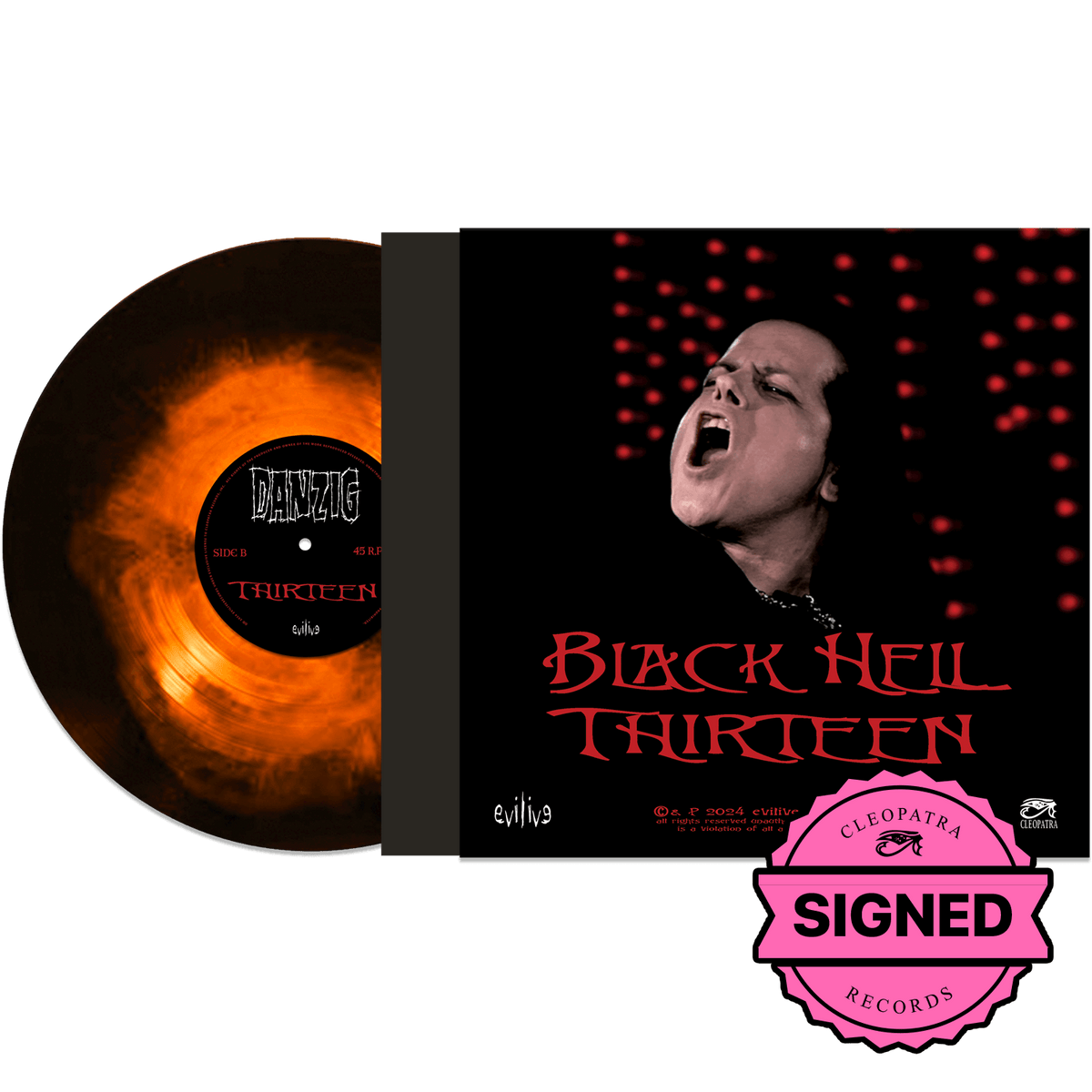 Danzig - Black Hell (Limited Edition Colored 12" Vinyl - Signed by Gle