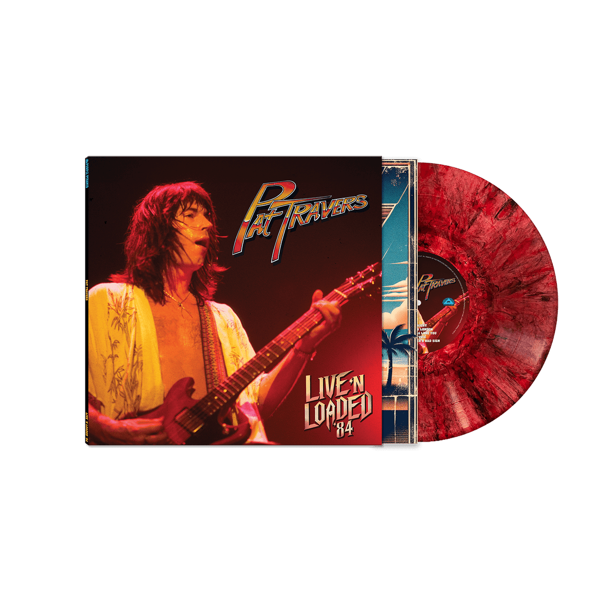 Pat Travers - Live 'N Loaded '84 (Red Marble Vinyl)
