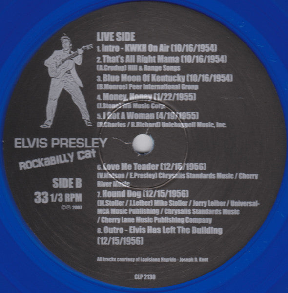 Elvis Presley - Rockabilly Cat (Blue Vinyl LP)